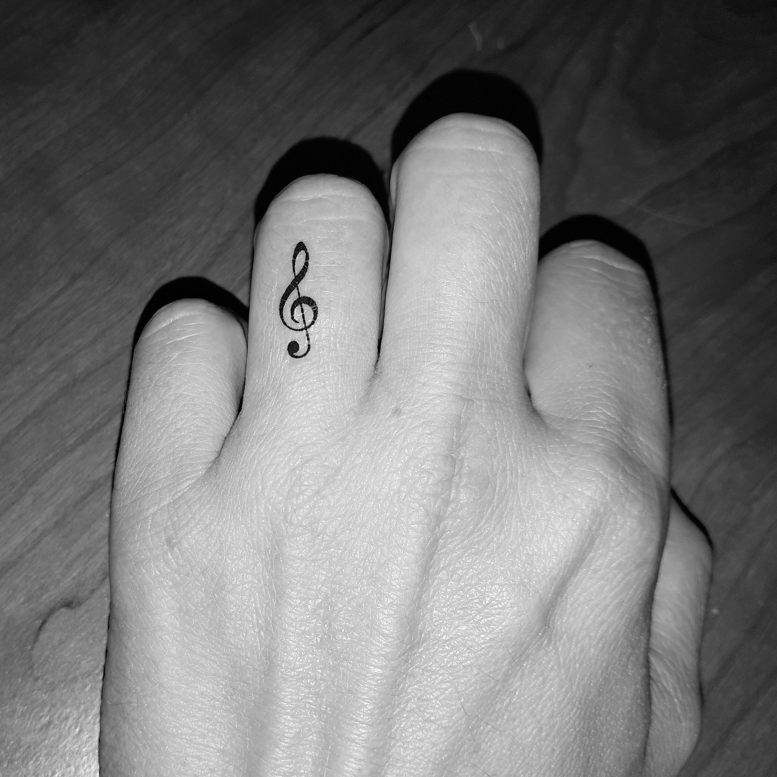 14 Temporary Tattoos Floor Key / Music Note / Finger Tattoos / - Etsy