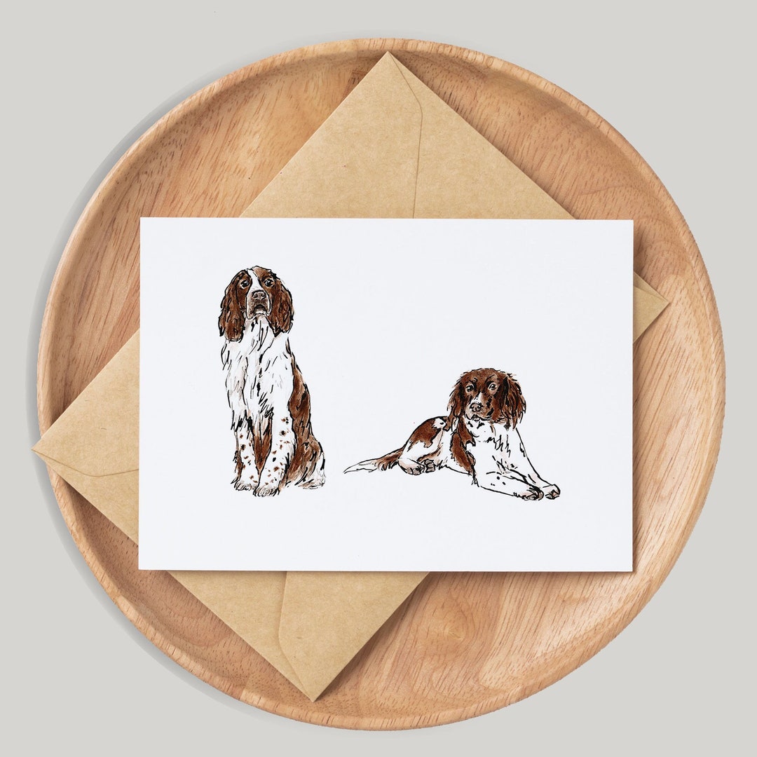 Springer Spaniel Dog Card - by Artist Gemma Keith - Personalised ...