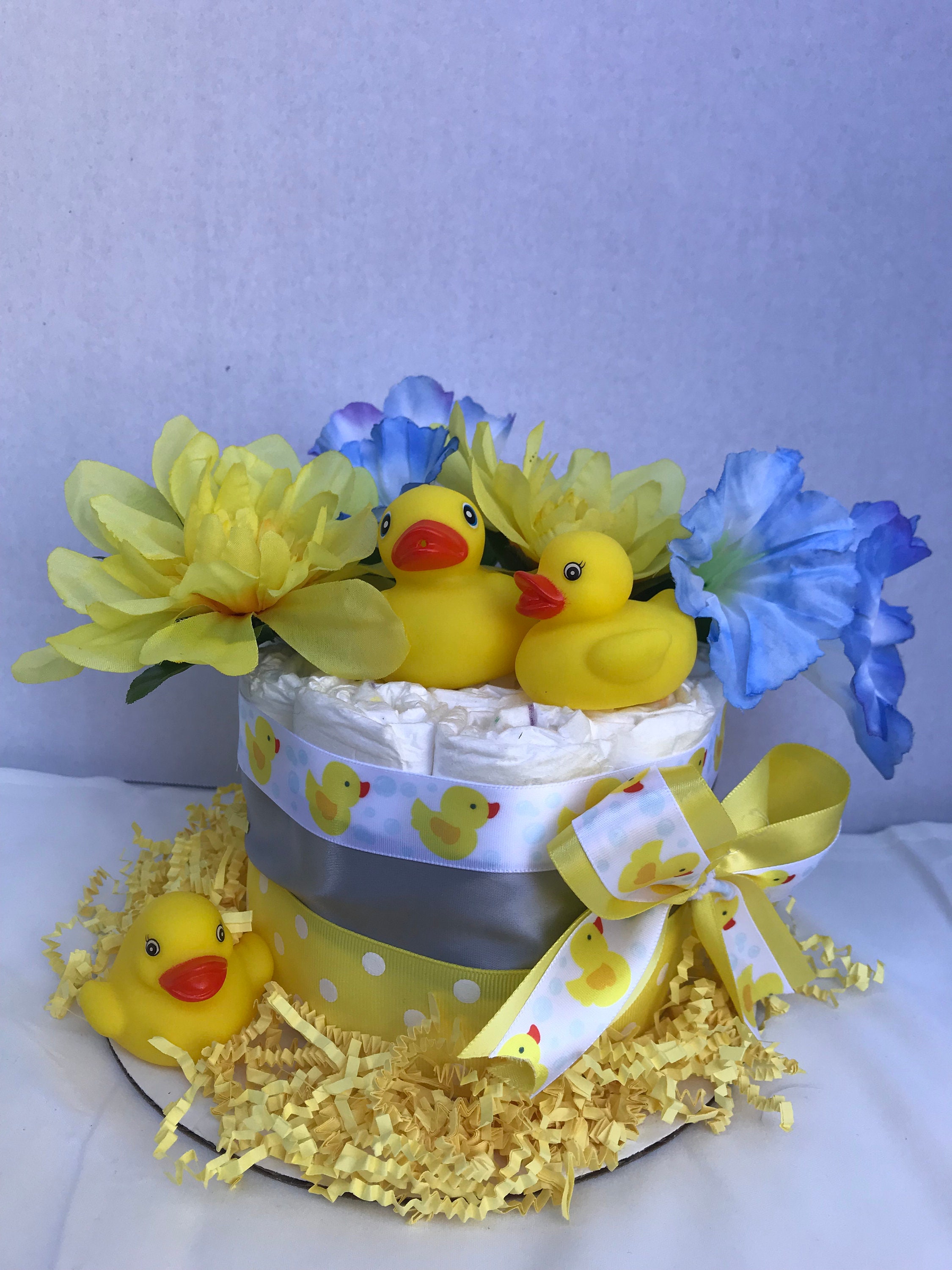 Baby Ducky Diaper Cake - Etsy