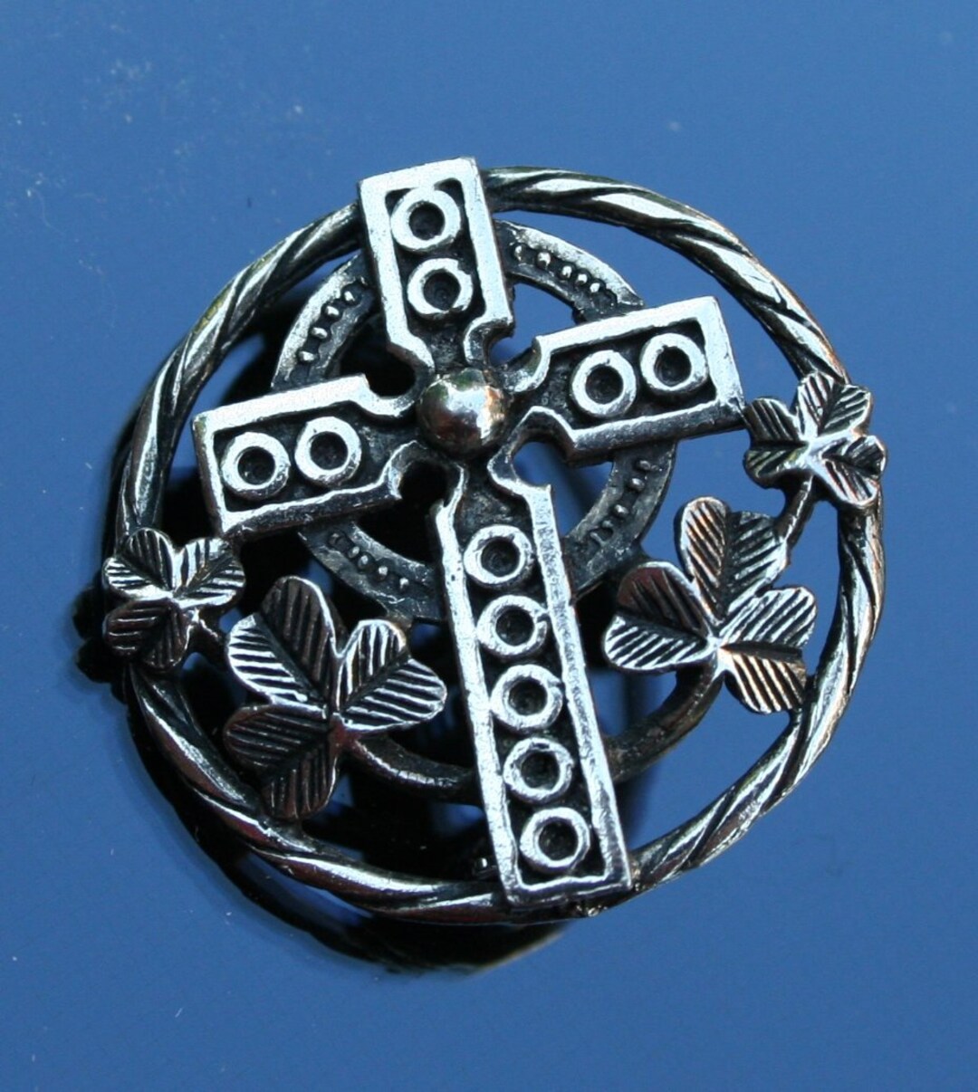 Unusual Celtic Inspired Design Brooch With Floral Decoration - Etsy