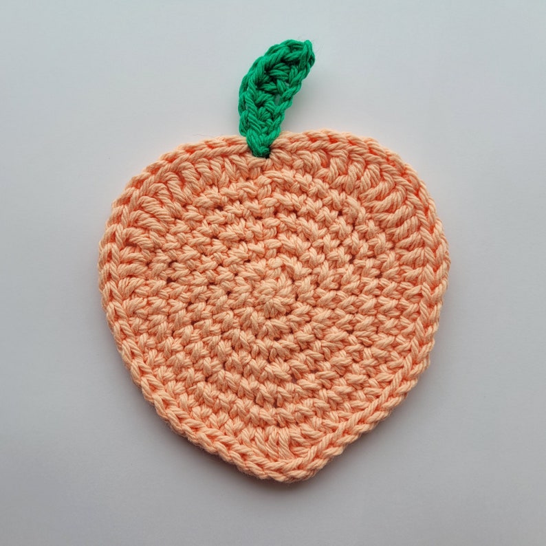 Fruit Coasters Crochet Pattern, Pineapple, Peach, Kiwi Slice, Tropical ...