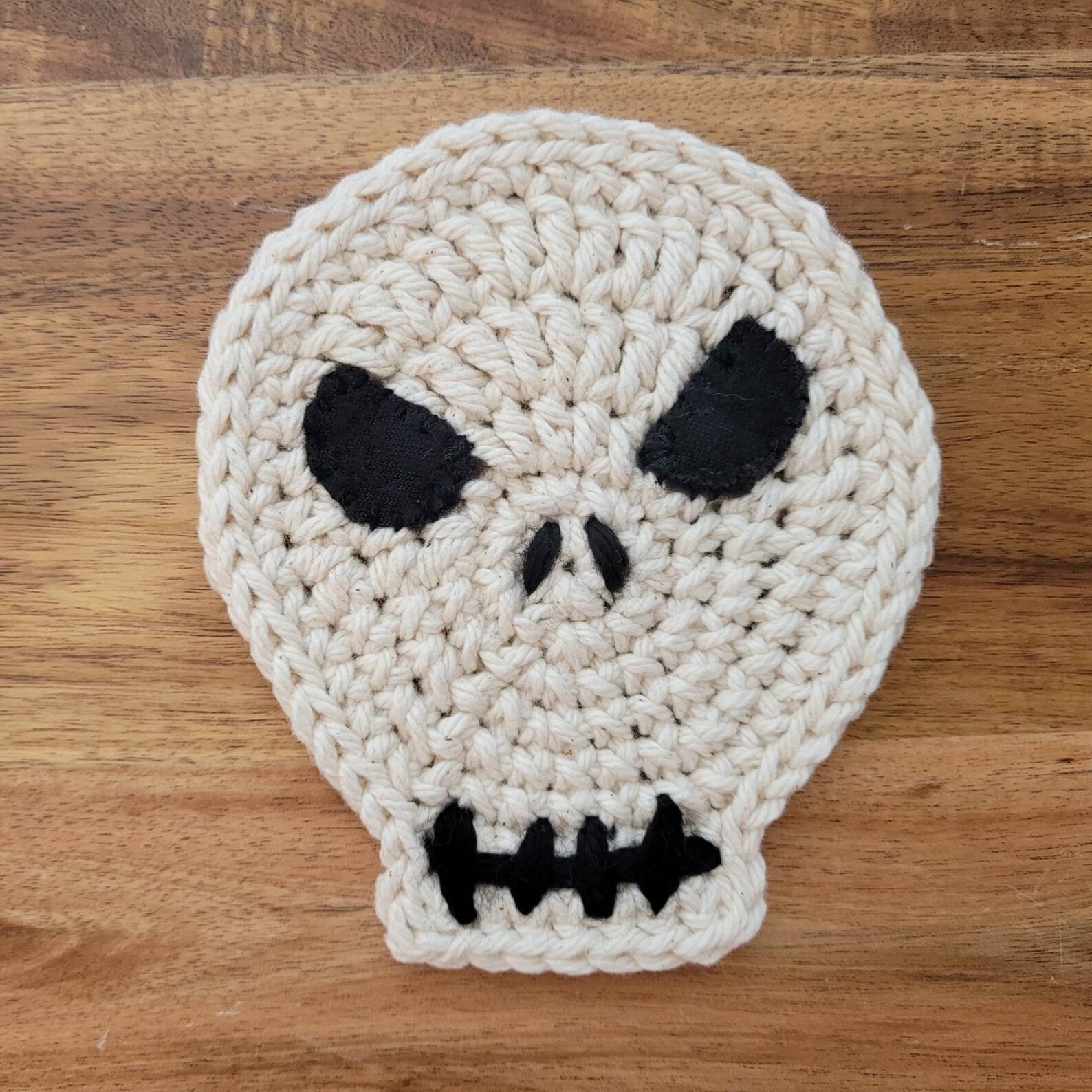 Halloween Coaster Crochet Patterns, Skull, Spider, Eyeball (PDF Pattern ...