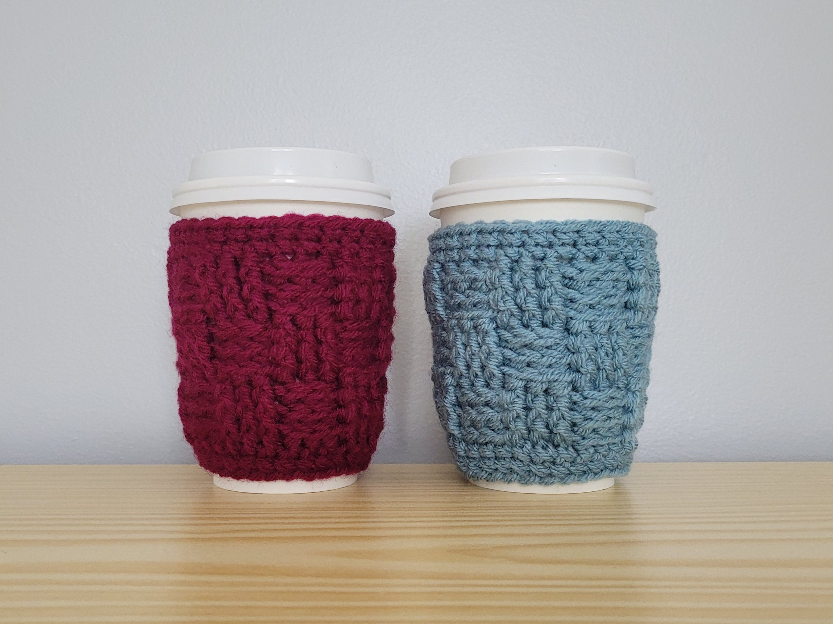 Crochet Coffee Cozy Pattern, Eco-friendly Cup Sleeve (PDF Pattern) - Etsy