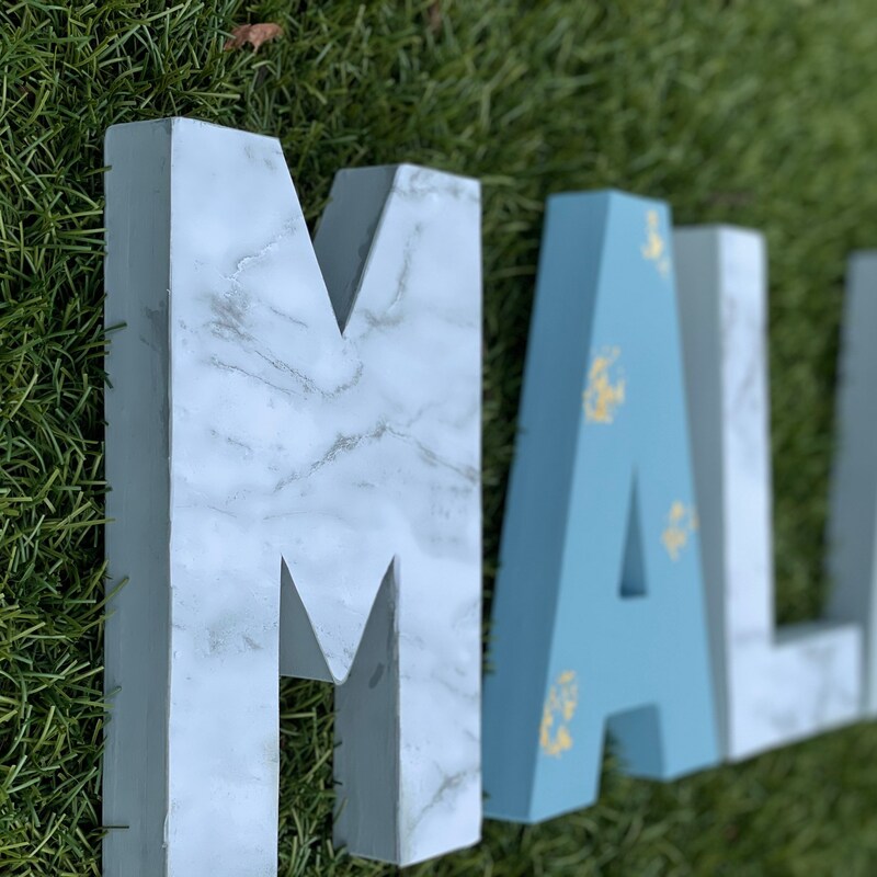 Paper Mache Letters - Etsy