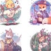 Cute RPG Class Animals Stickers and/ or Prints 6x6 or | Etsy