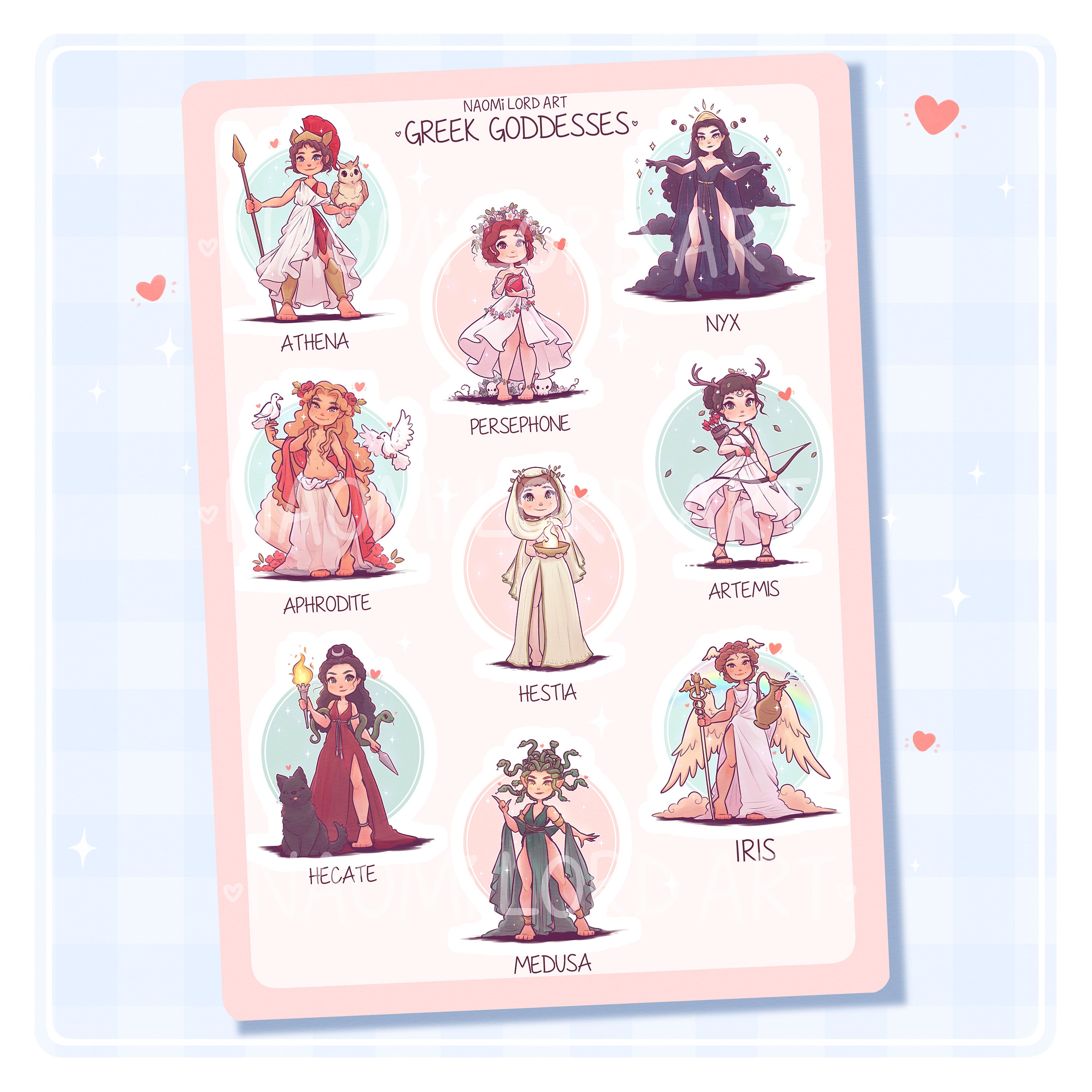 Athena Goddess Chibi