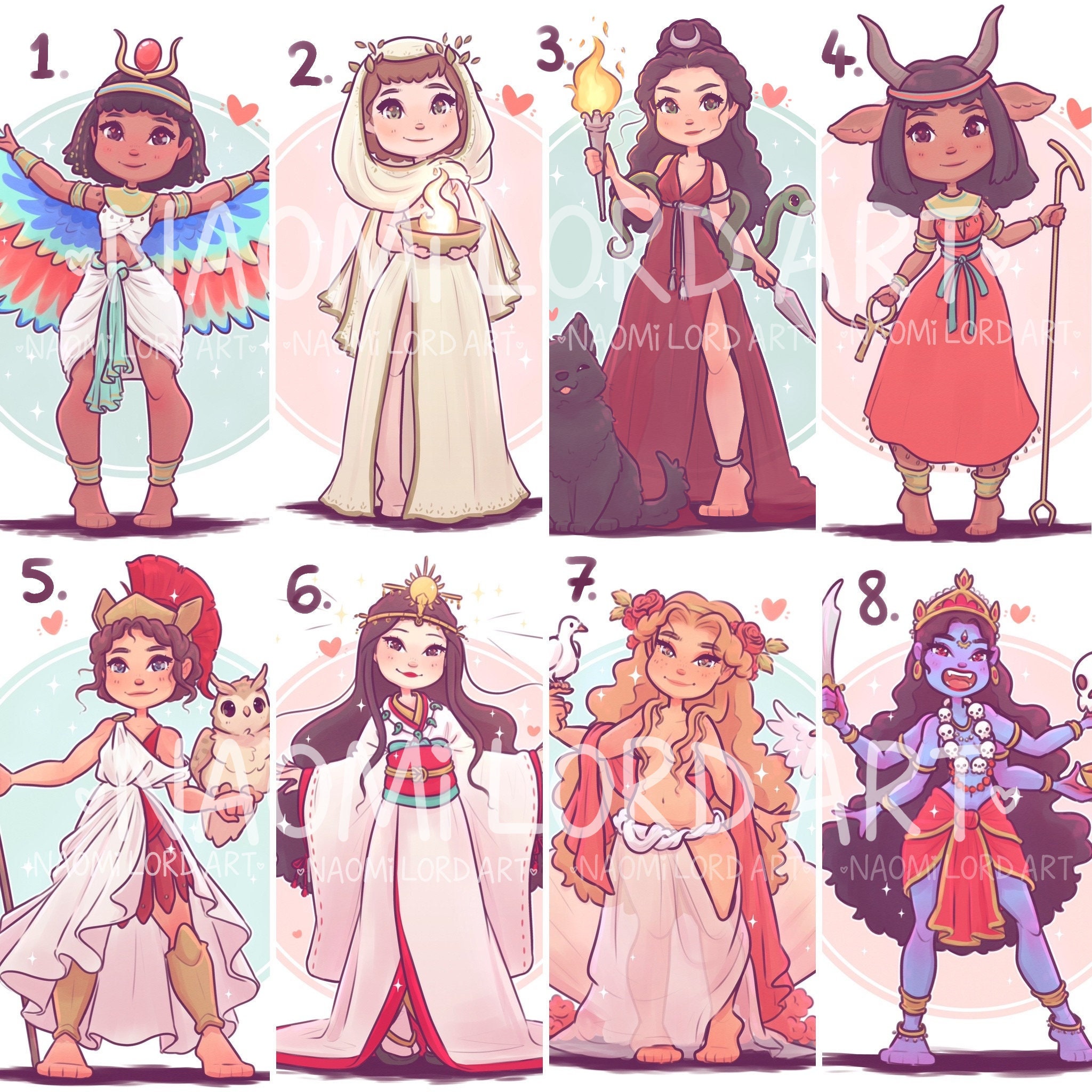 Chibi Greek Gods And Goddesses