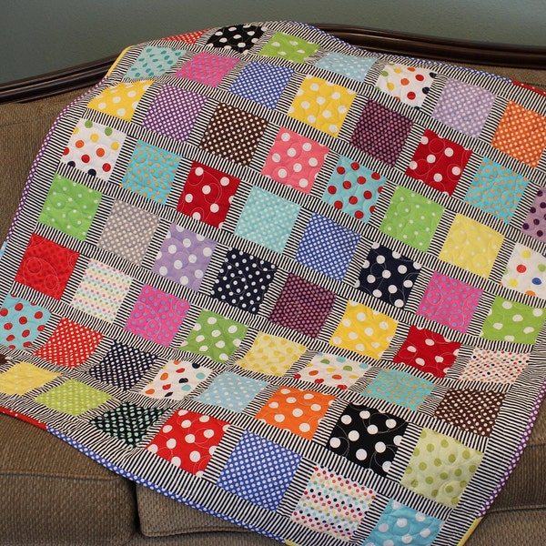 Polka Dot Quilt - Etsy