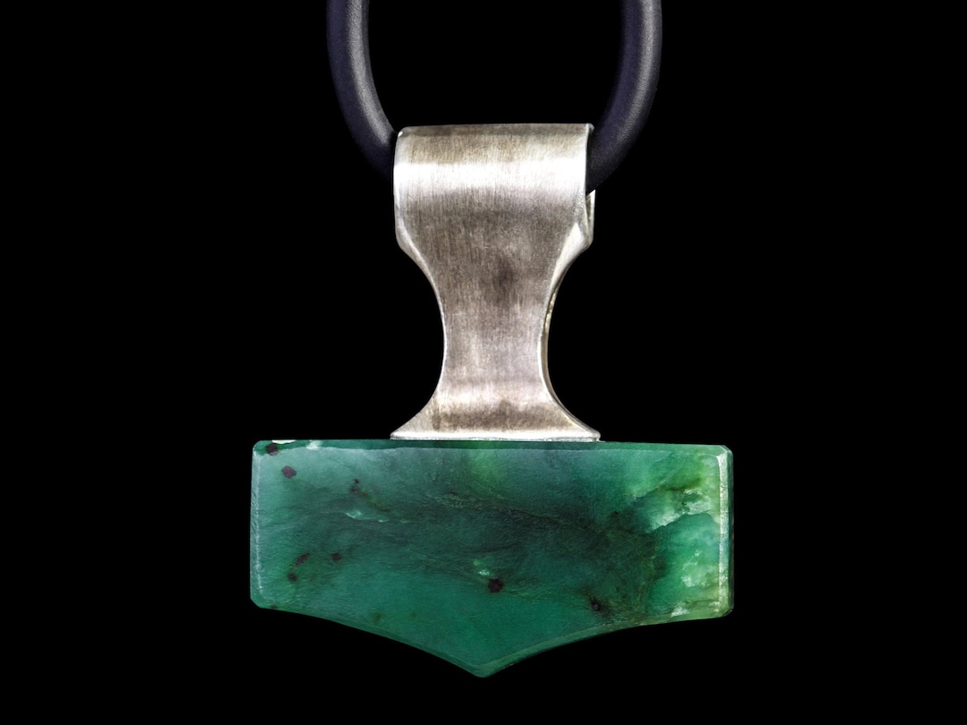Mens Jade Pendant. Thor Hammer. Viking Necklace for Men. Jade Gifts for ...