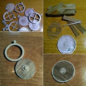 Petrified Wood Shield Necklace. Mens Silver Pendant. Warrior Necklace ...