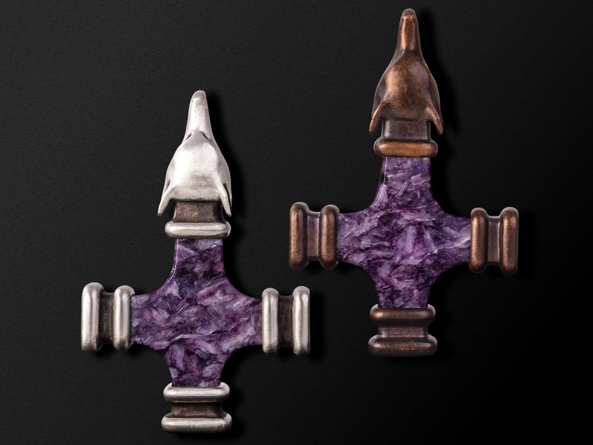 Carved Viking Cross. Wolf Necklace. Icelandic Wolf Cross. - Etsy