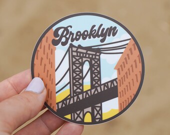 Brooklyn Sticker | Etsy