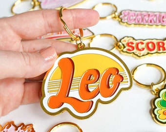 Leo Zodiac Gift, Leo Keychain, July Birthday, August Birthday, Leo ...
