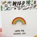 Rainbow Pin - Etsy
