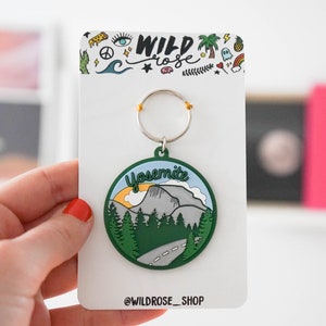 Yosemite National Park Keychain - Etsy