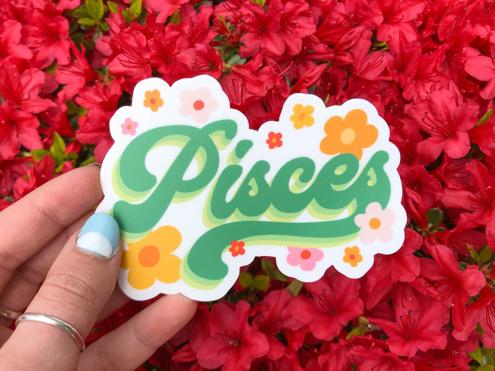 Pisces Zodiac Sticker - Etsy