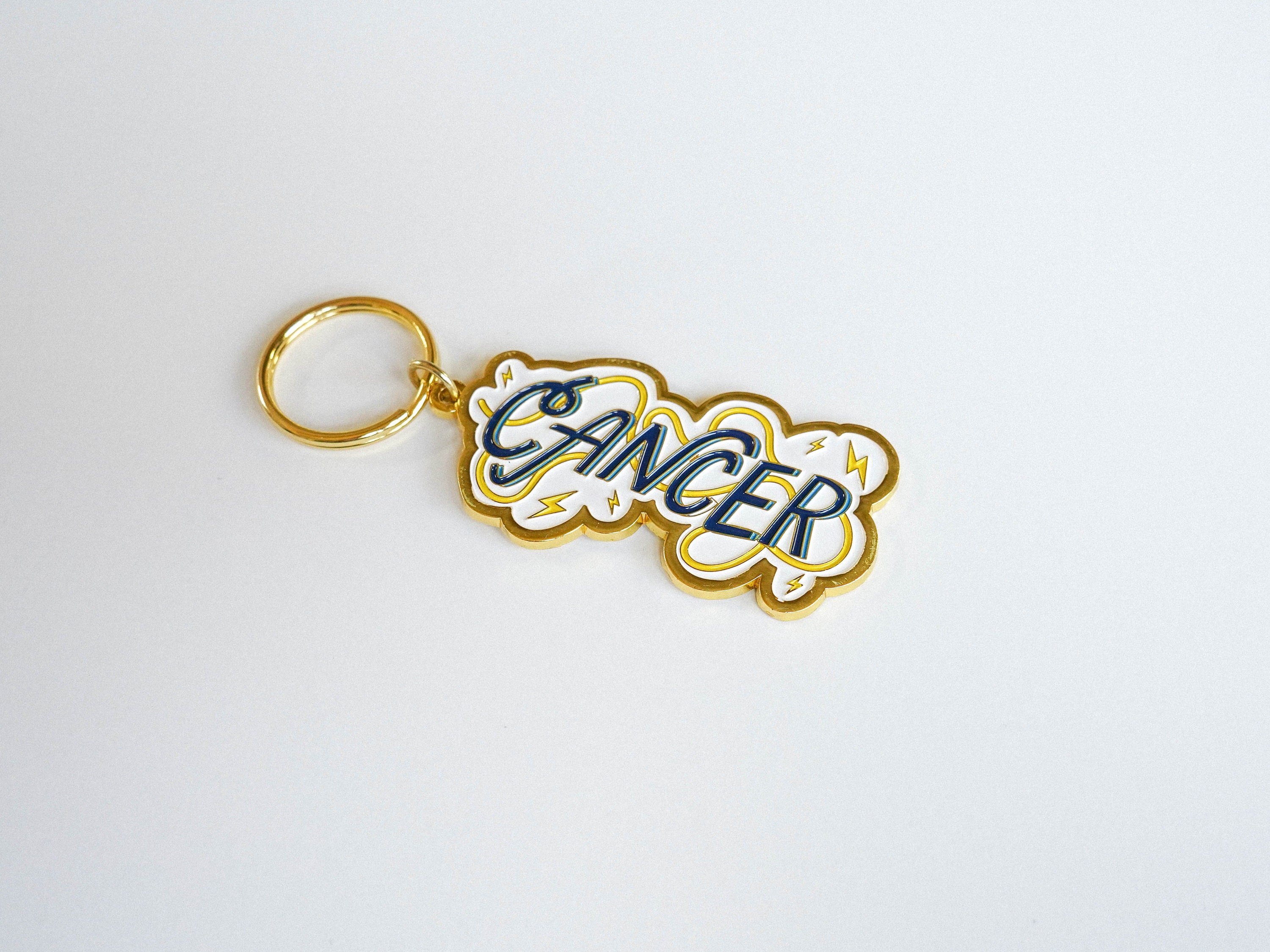 Cancer Zodiac Keychain | Etsy
