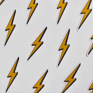 Lightning Bolt Sticker - Etsy