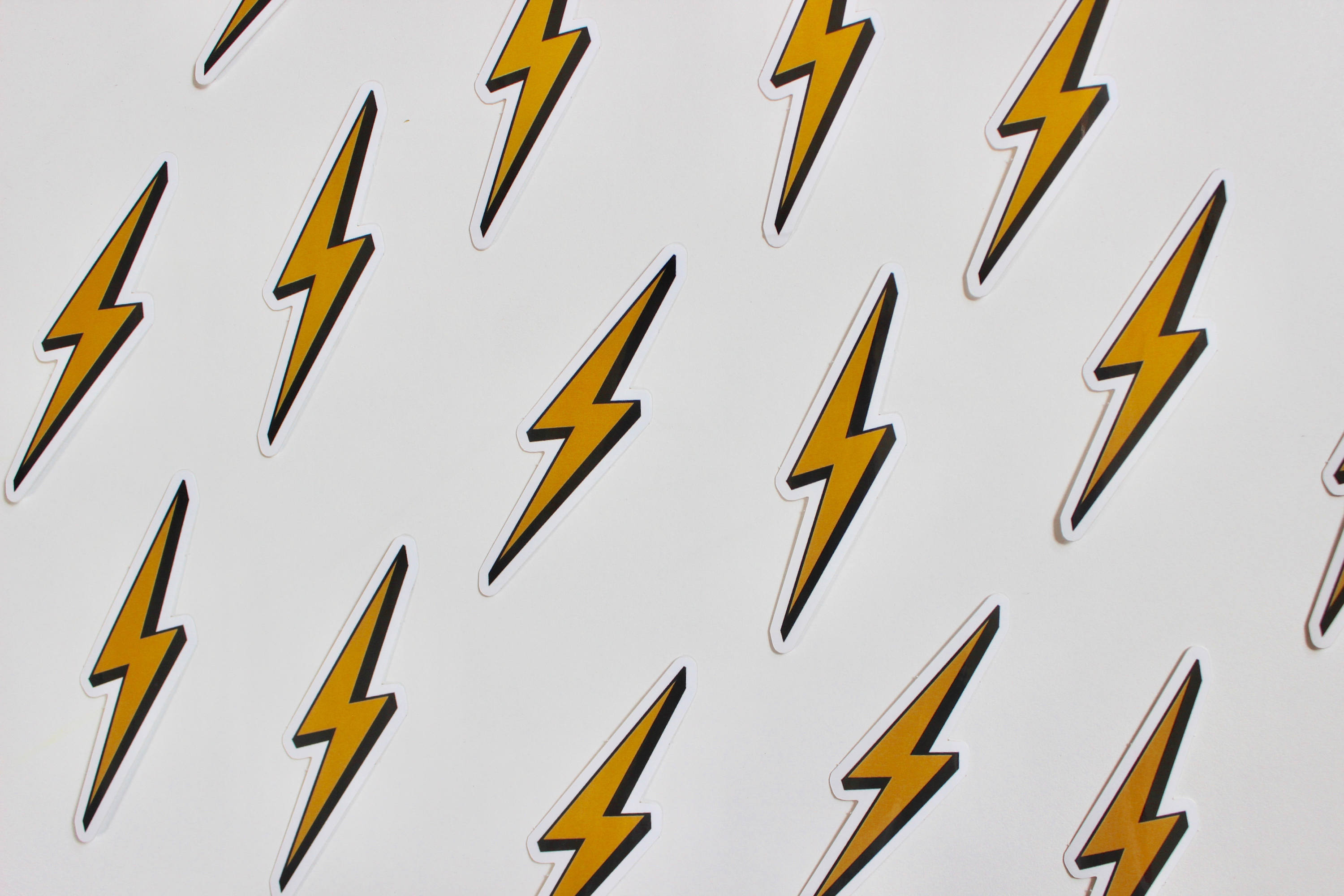 Lightning Bolt Sticker | Etsy