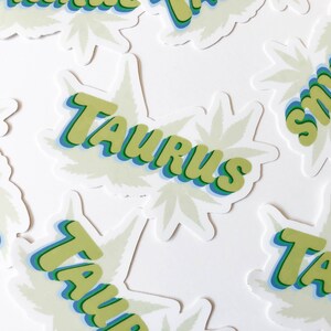Taurus Zodiac Sticker - Etsy