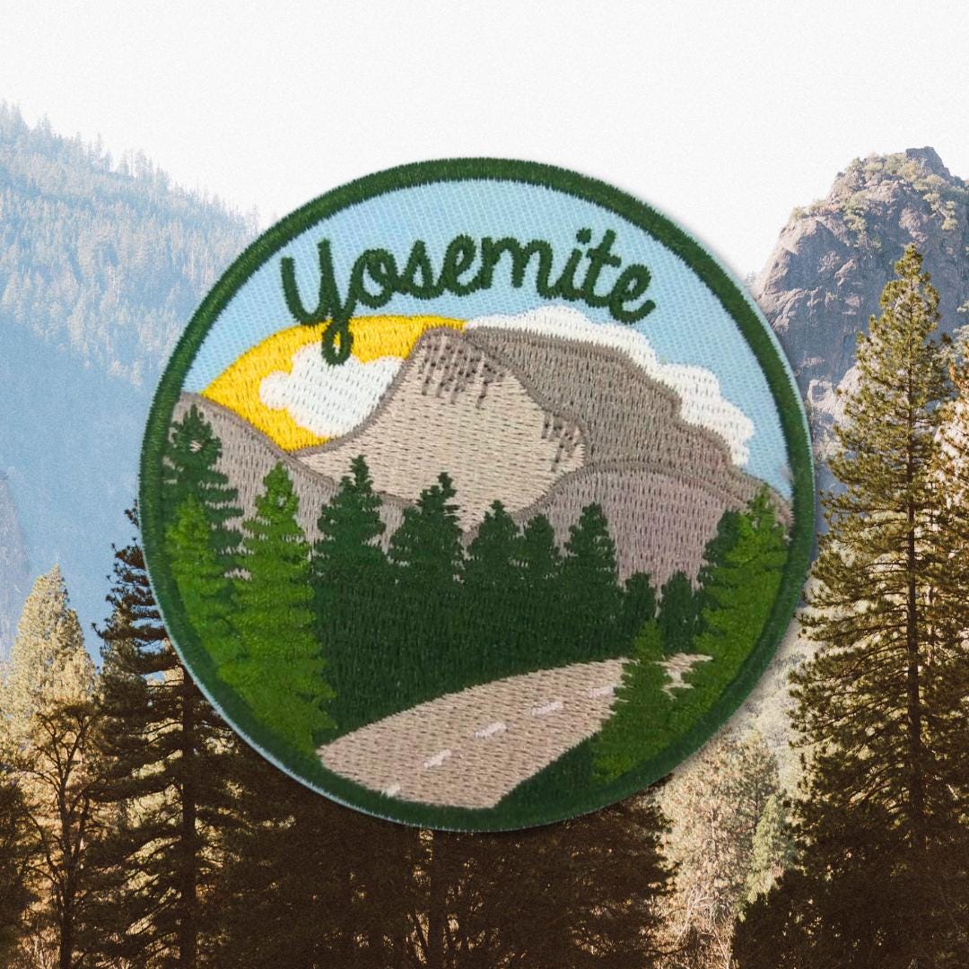 Yosemite National Park Travel Patch - Etsy