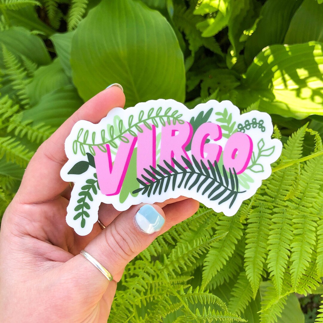 Virgo Zodiac Sticker - Etsy