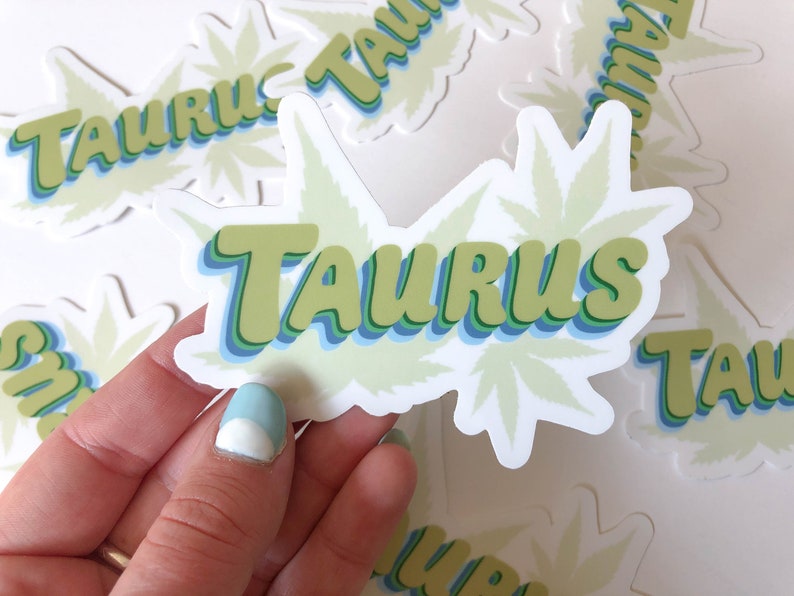 Taurus Zodiac Sticker | Etsy