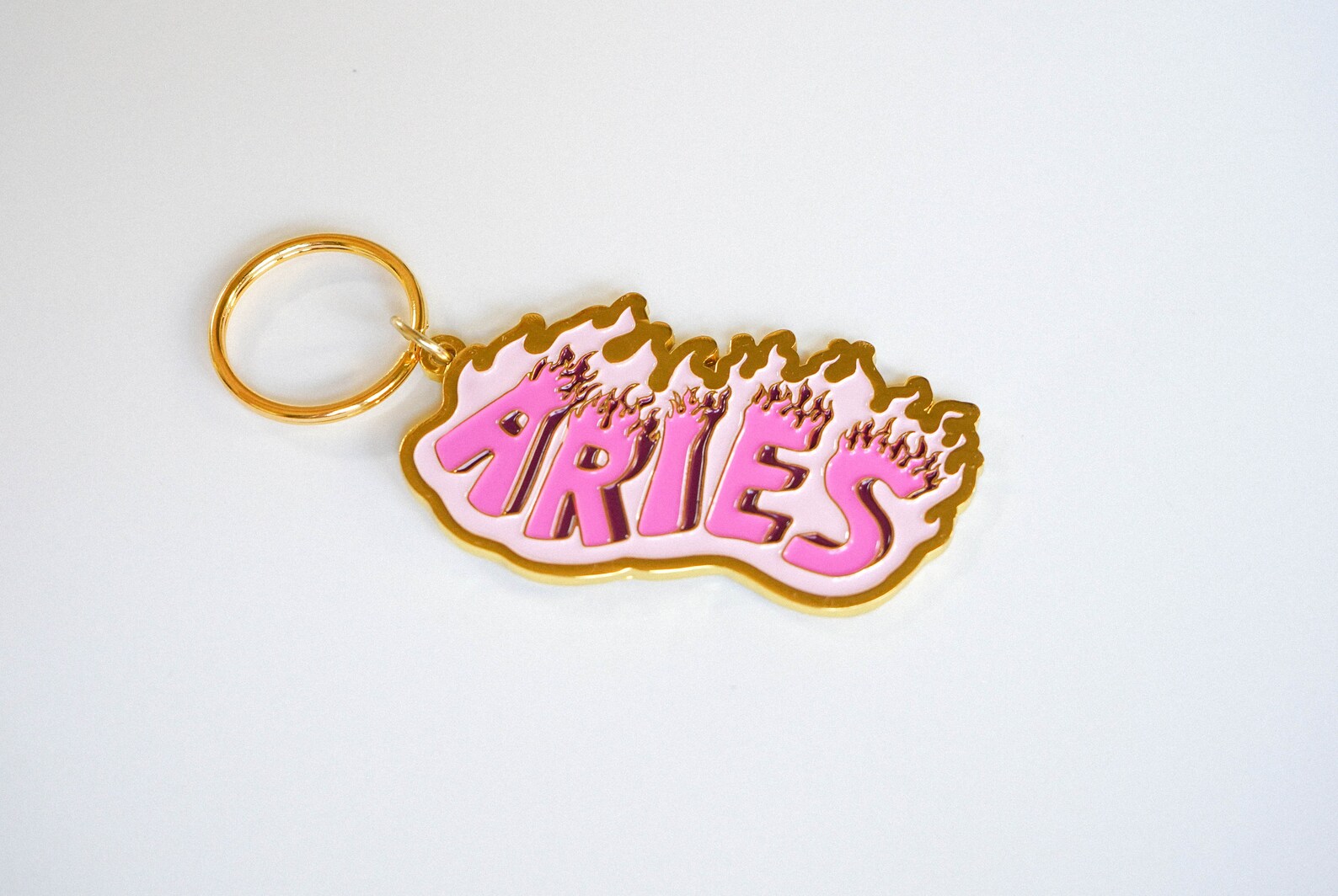 Aries Zodiac Keychain - Etsy