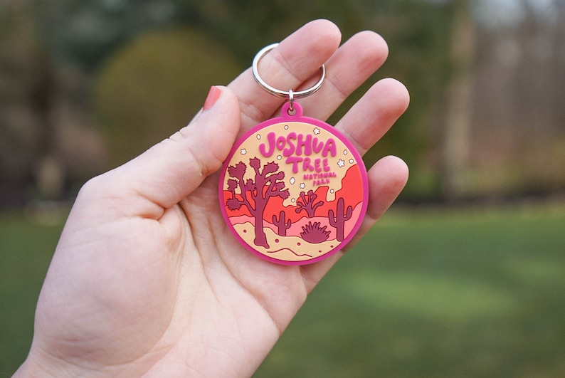 Joshua Tree National Park Keychain - Etsy