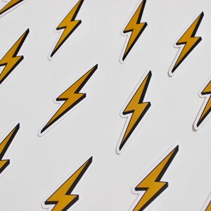 Lightning Bolt Sticker - Etsy