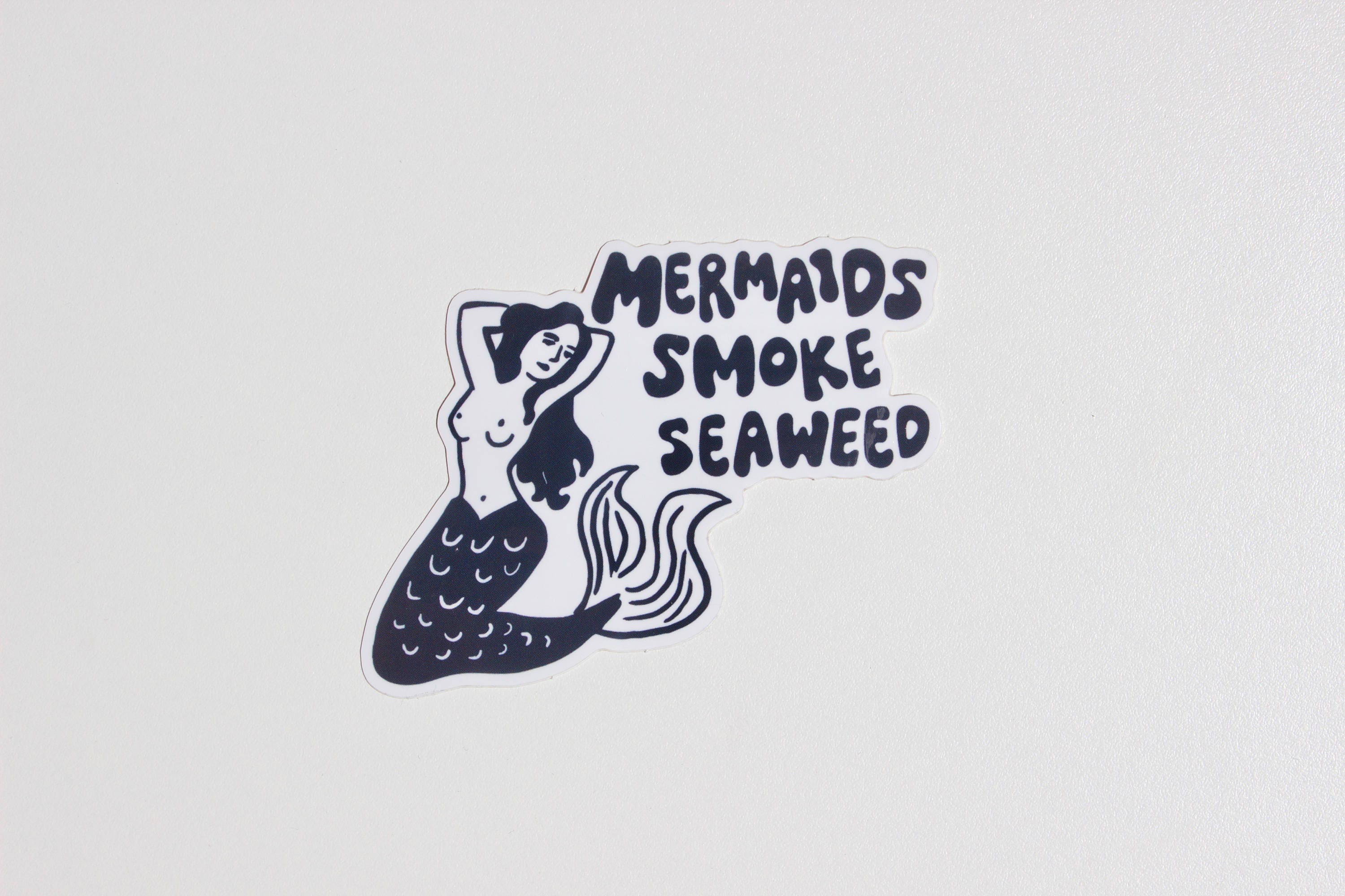 Mermaids Smoke Seaweed Sticker - Etsy
