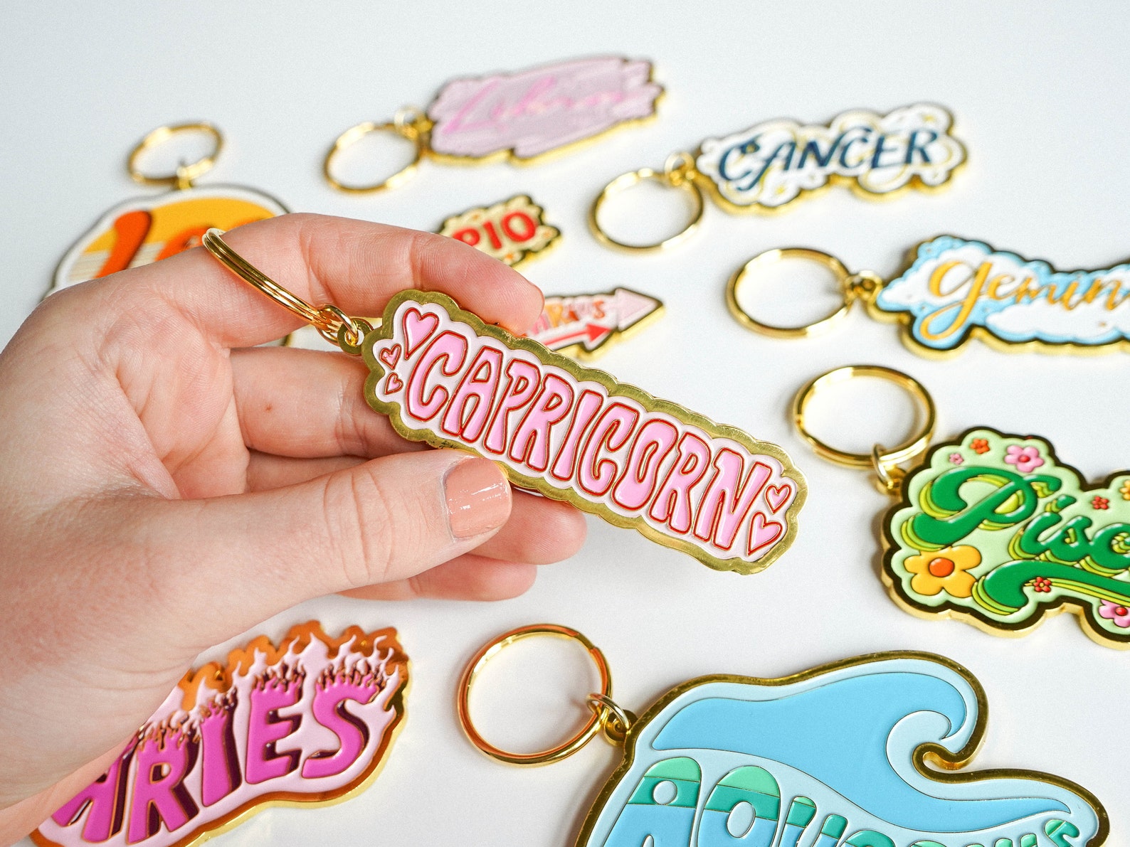 Zodiac Keychain - Etsy