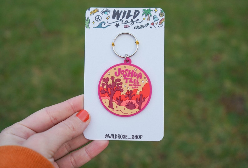 Joshua Tree National Park Keychain - Etsy