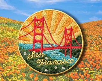 Official Alcatraz National Park Souvenir Iron-on Patch San Francisco ...