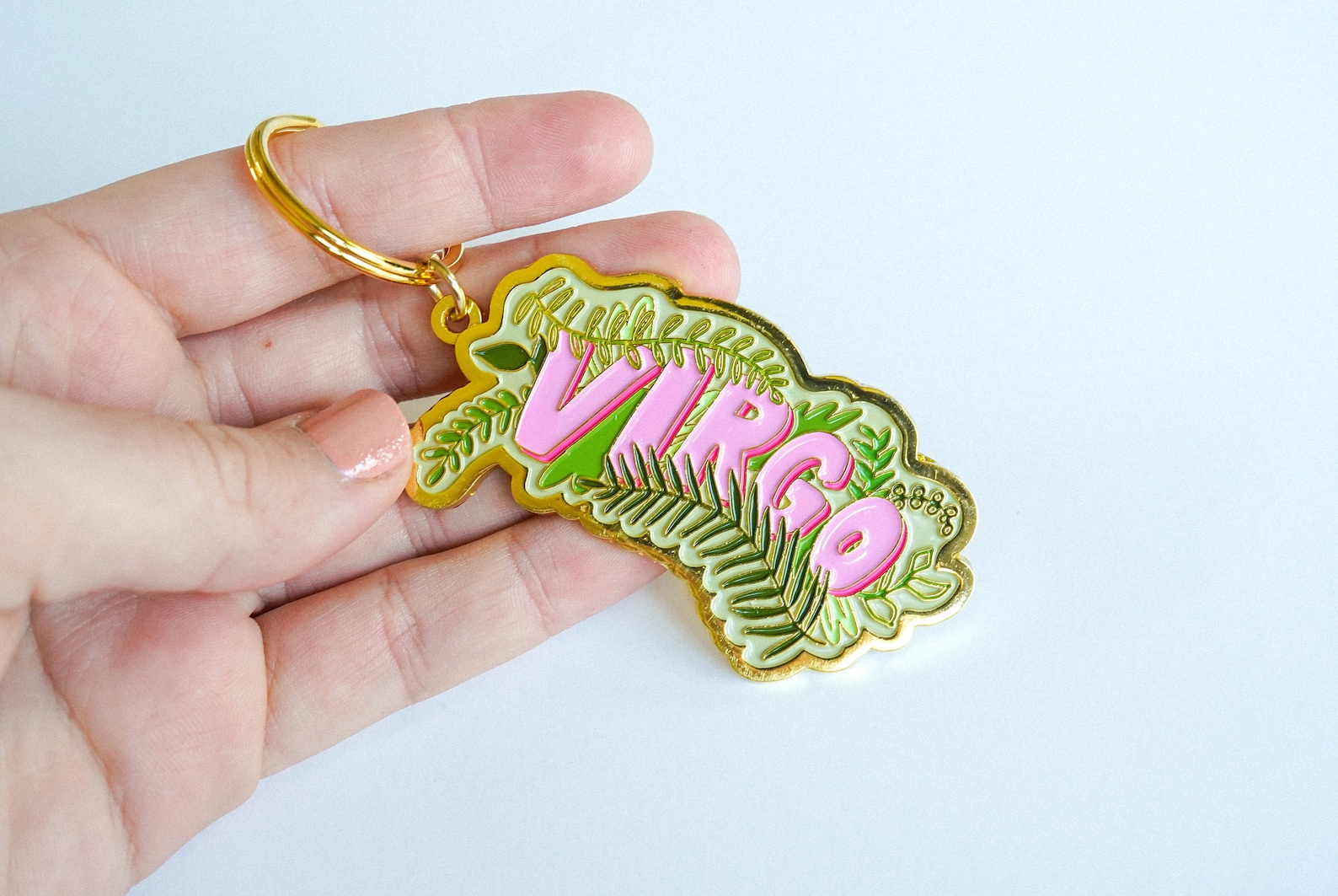 Virgo Zodiac Keychain | Etsy