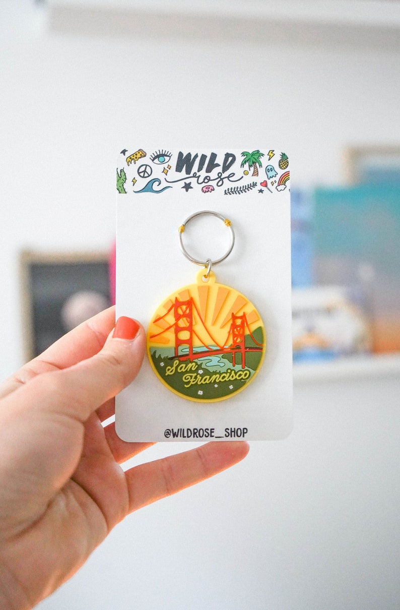 San Francisco Keychain | Etsy