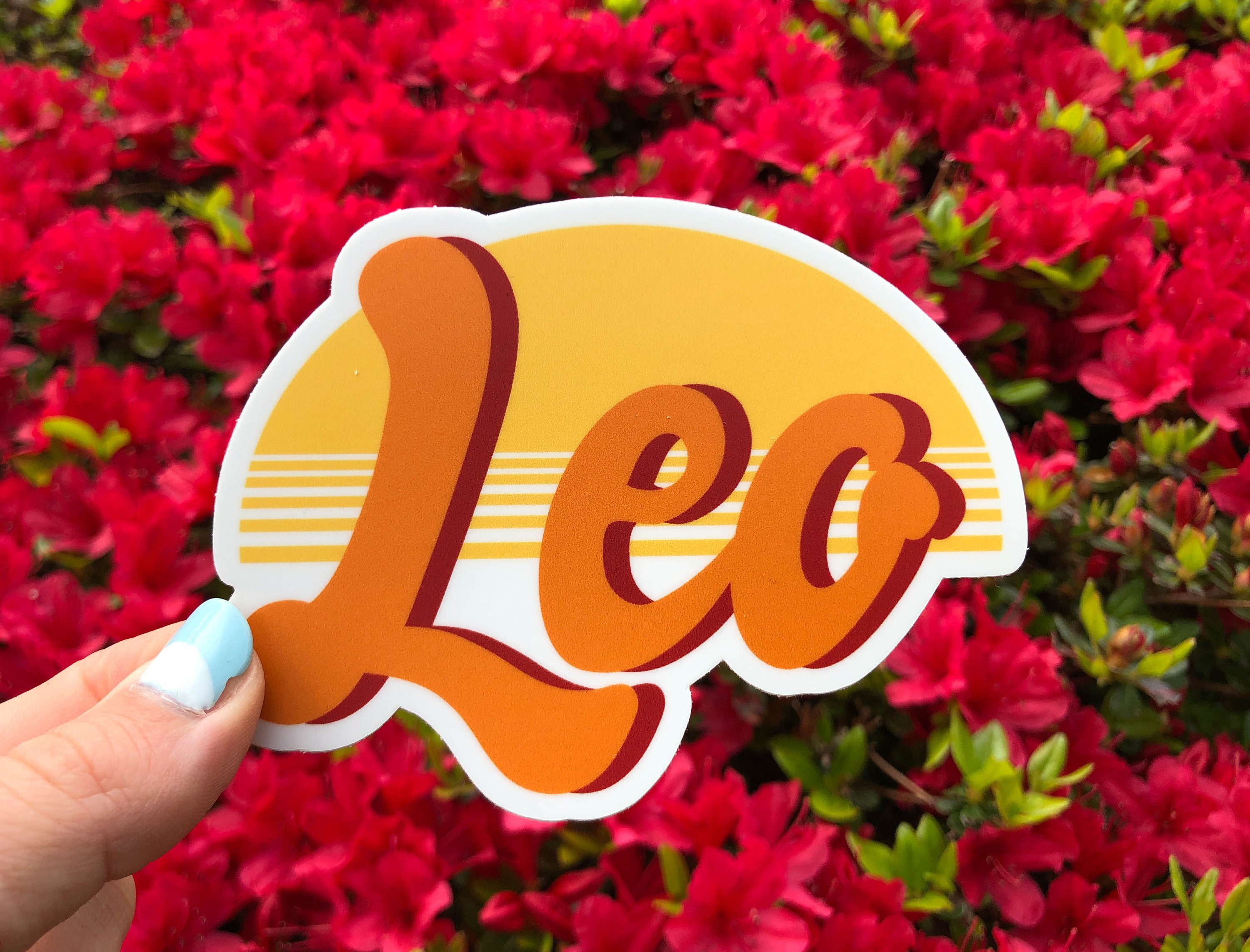 Leo Zodiac Sticker | Etsy