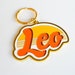 Leo Zodiac Keychain - Etsy