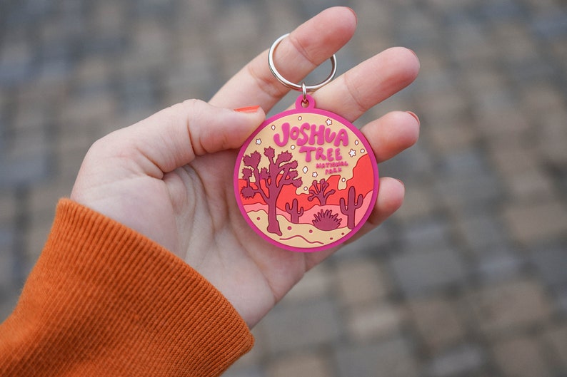 Joshua Tree National Park Keychain - Etsy
