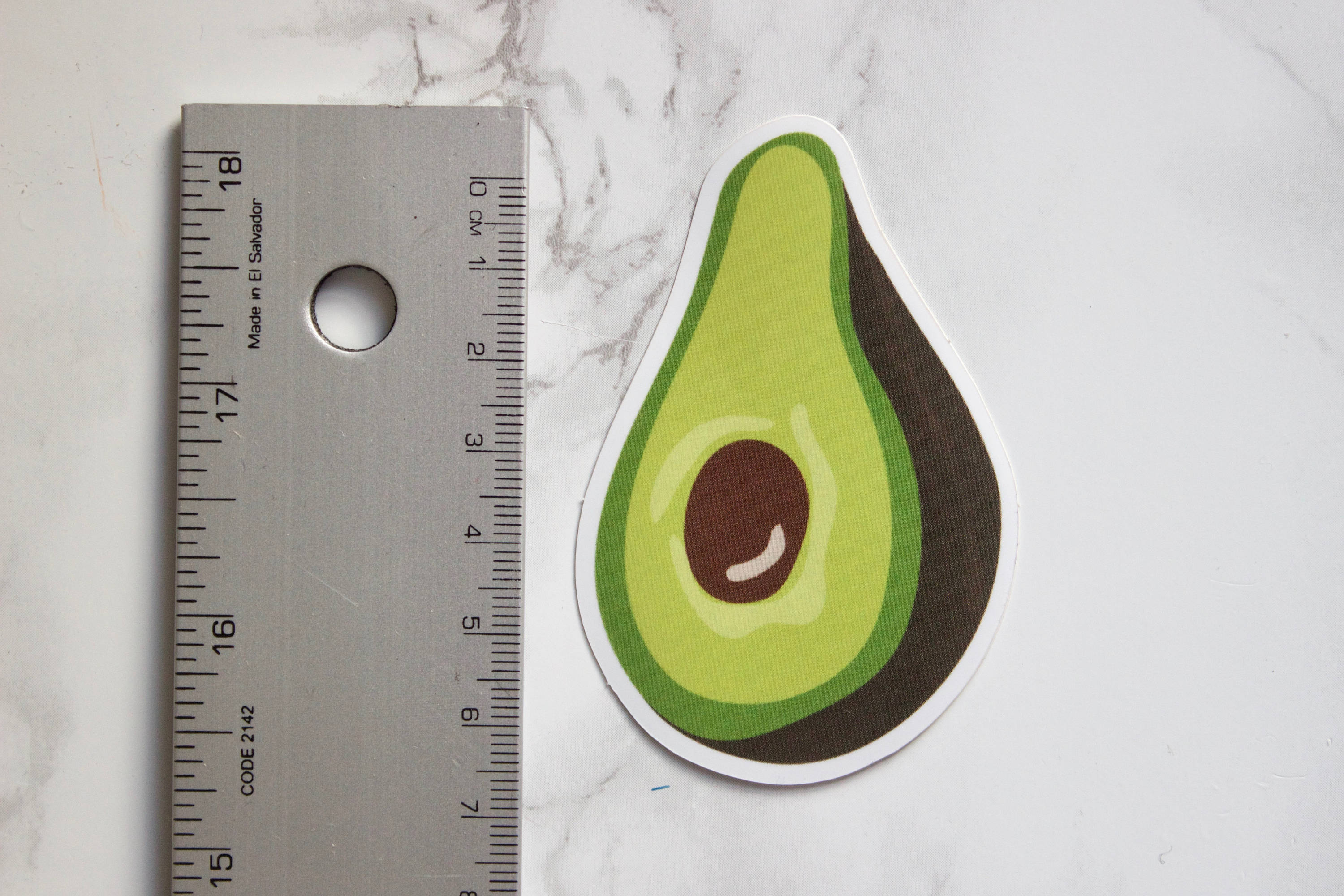 Avocado Sticker | Etsy
