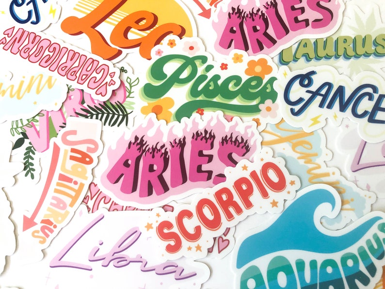 Scorpio Zodiac Sticker - Etsy