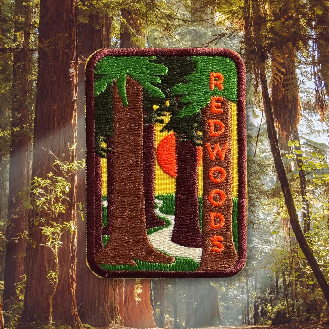 Redwoods Patch - Etsy