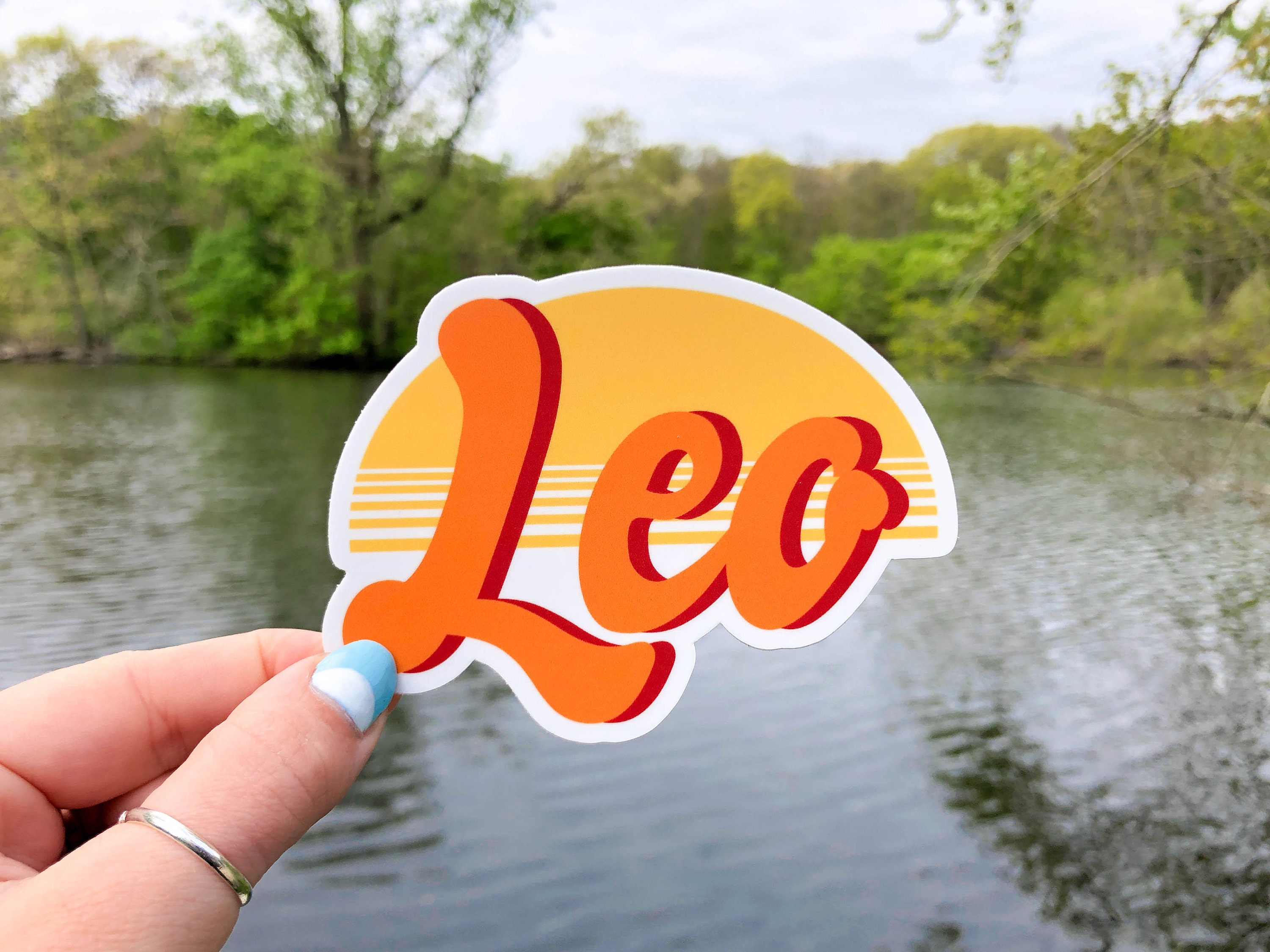Leo Zodiac Sticker - Etsy
