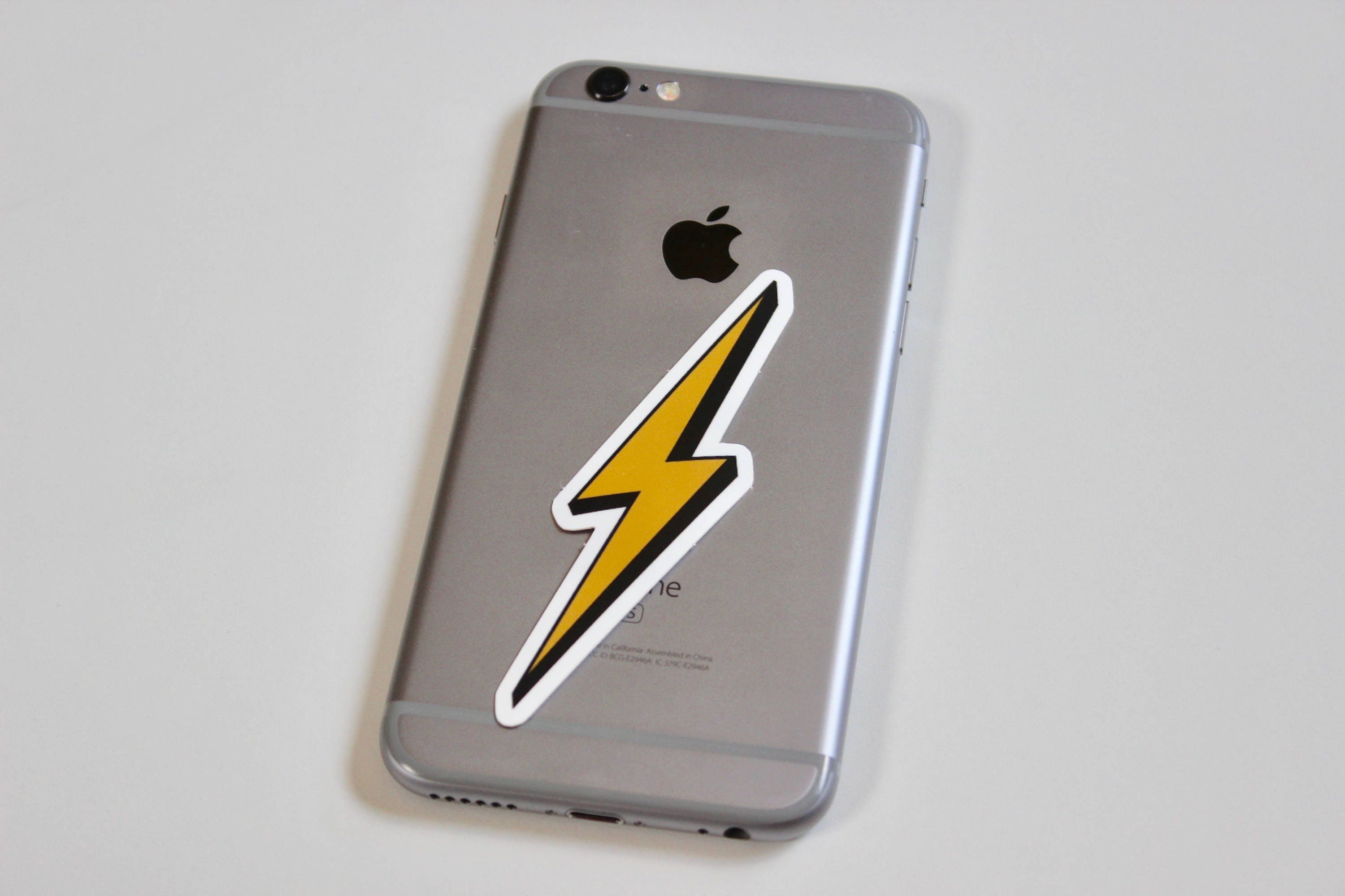 Lightning Bolt Sticker | Etsy