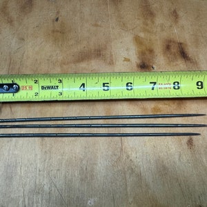 Custom Handmade Real Damascus Steel Round Bar Spike, Pick, Awl, Tool ...