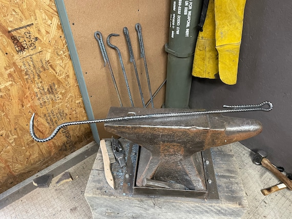 Heavy Duty Rebar Fire Poker With Comfy Handle & Free Engraving - Etsy