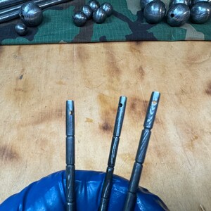 Custom Handmade Real Damascus Steel Round Bar Spike, Pick, Awl, Tool ...