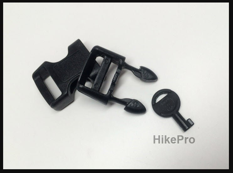 NEW Snap-in Curved HD Buckle 5/8 W/ Hidden Handcuff Key USA - Etsy