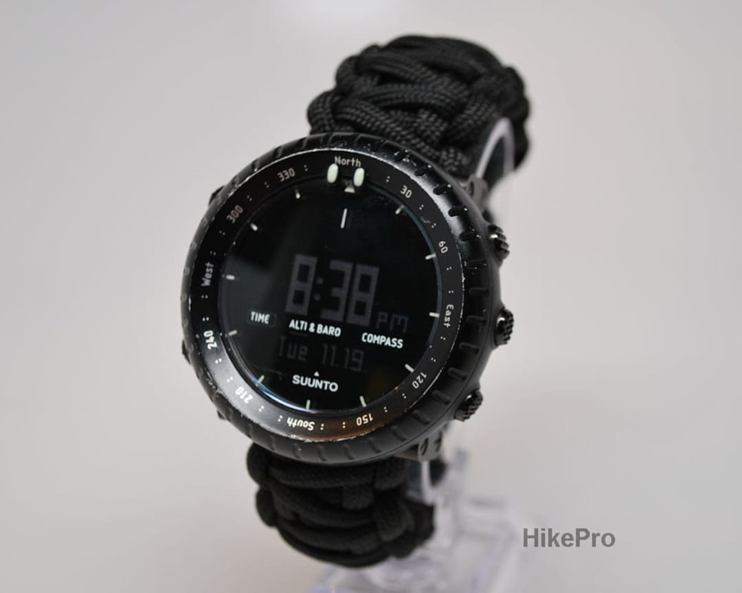 Custom 550 Paracord WATCH BAND for SUUNTO Core W/ Adapter Lug Kit ...