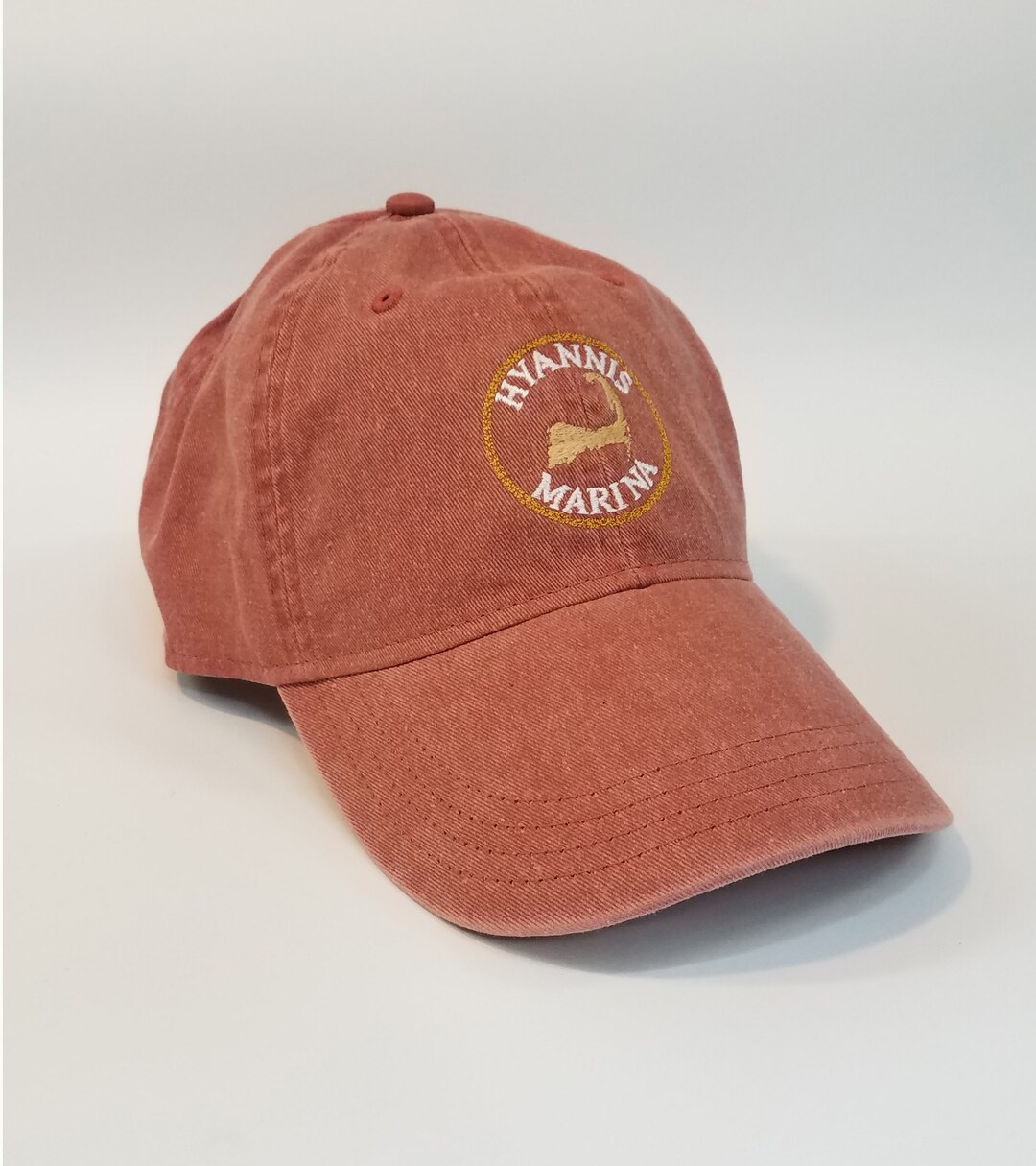 Custom Hyannis Marina Marsala Embroidered Canyon Cap - Etsy